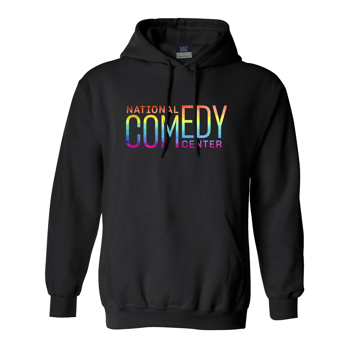 Rainbow National Comedy Center Logo Hoodie – The Comedy Shop